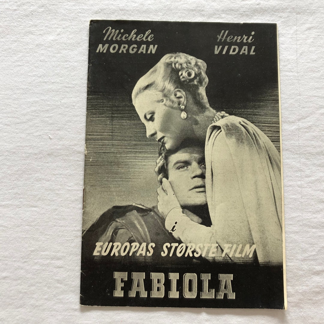 Fabiola Michèle Morgan Henri Vidal Michel Simon 1949 Vintage - Etsy