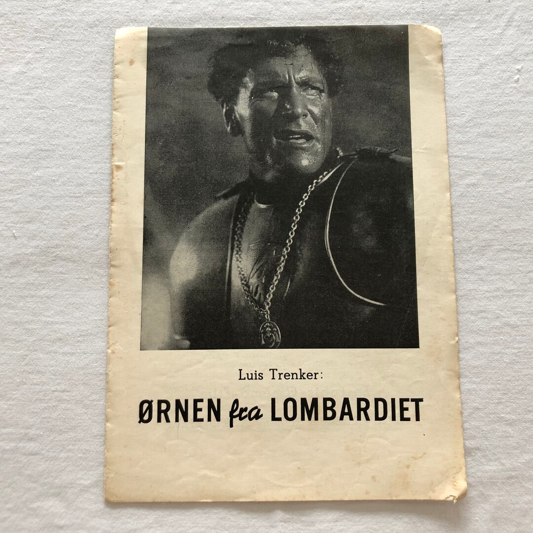 Condottieri Luis Trenker August Eichhorn 1937 Vintage Collectible ...