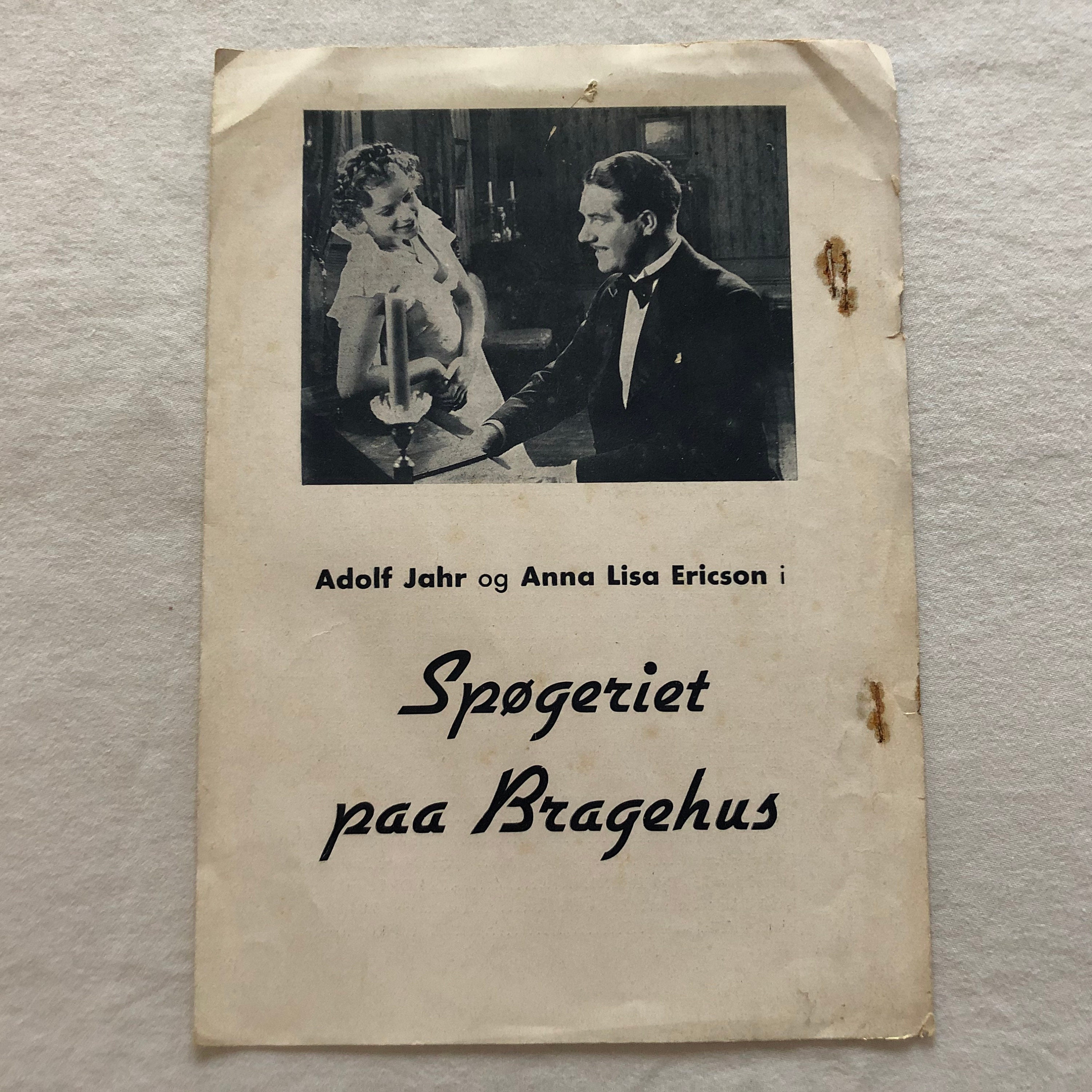 Stackars lilla Sven Nils Poppe Annalisa Ericson 1947 Collectible Memorabilia Danish Movie ...