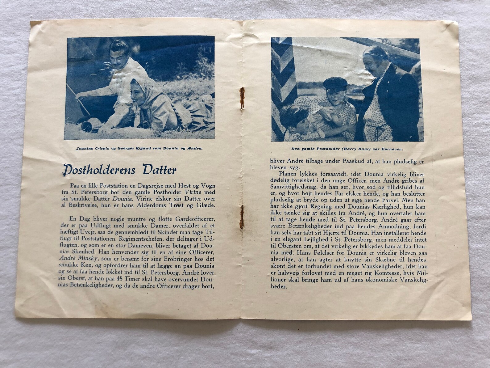 Nostalgie Harry Baur Janine Crispin George Rigaud 1938 - Etsy Australia