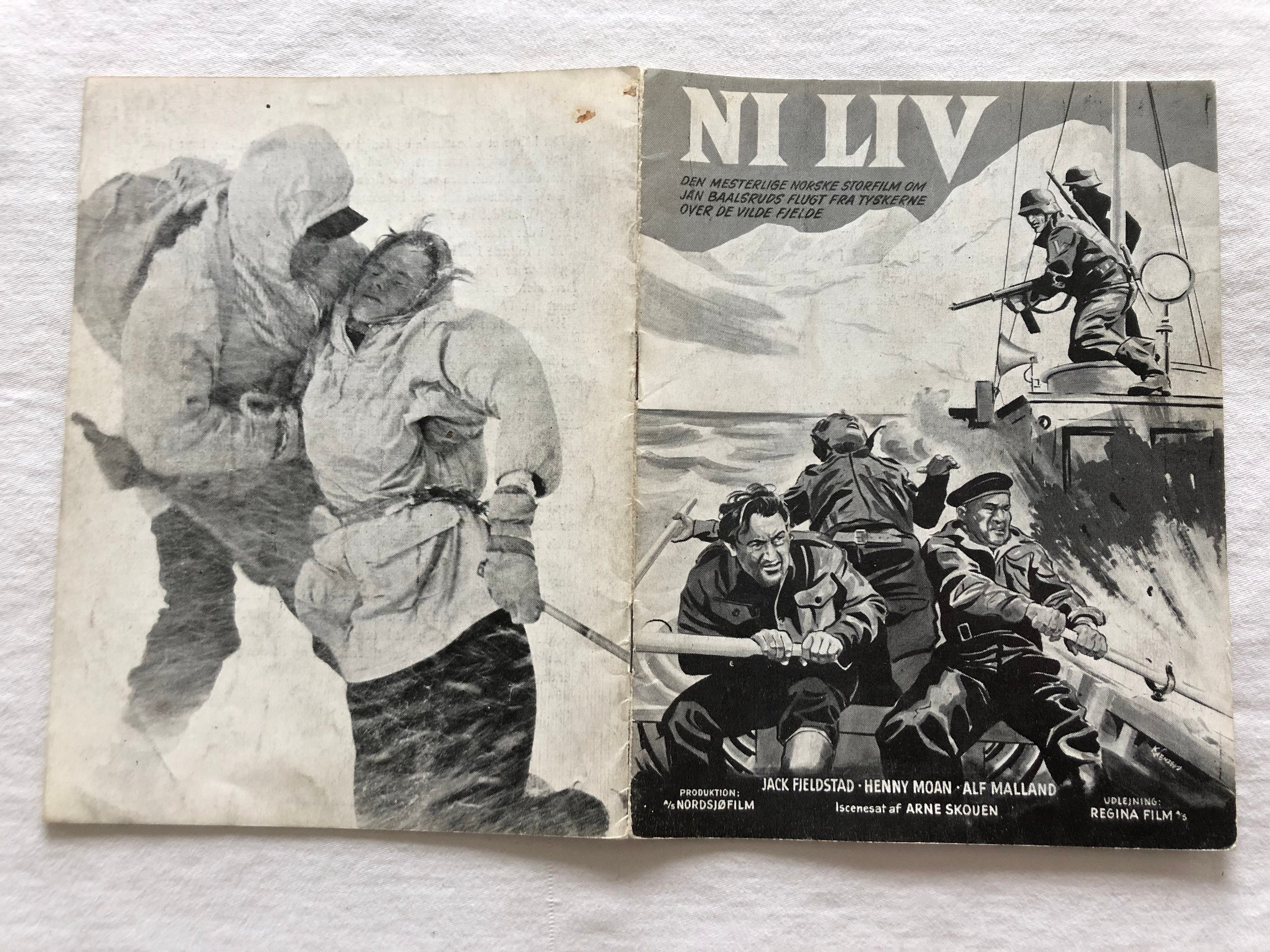Ni Liv Jack Fjeldstad Henny Moan Alf Malland 1957 Collectible - Etsy