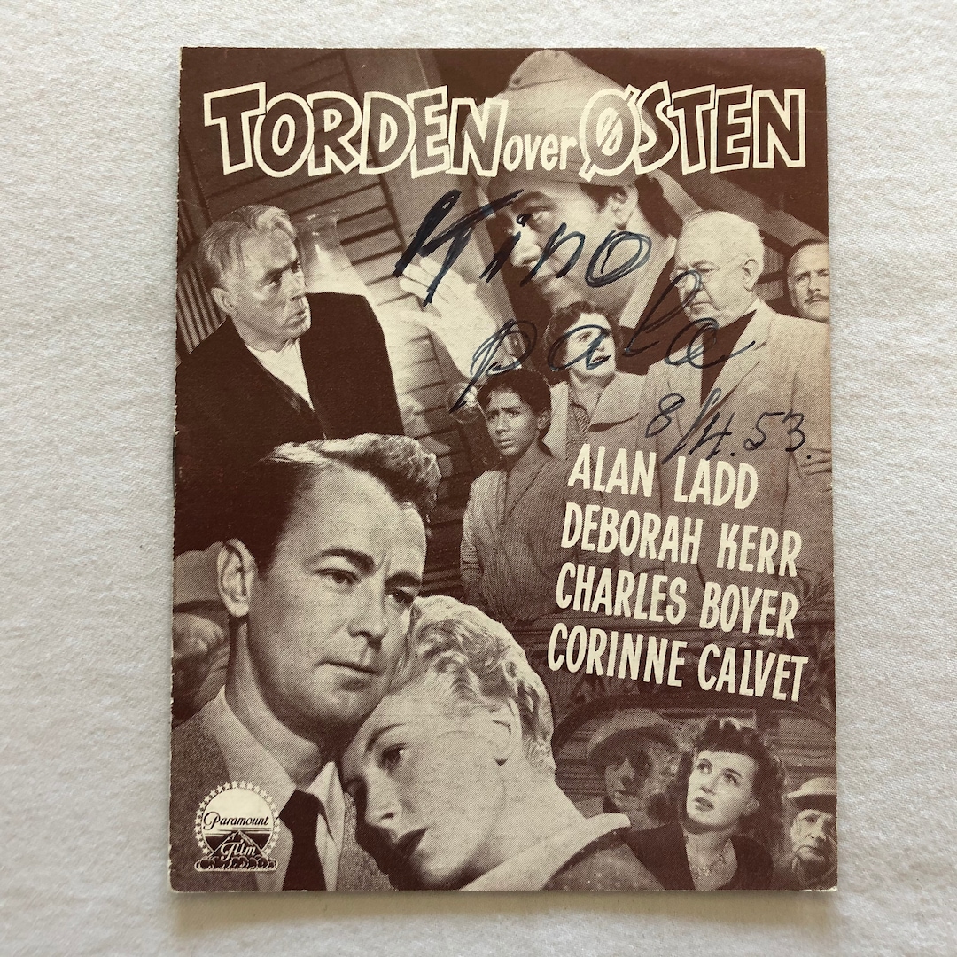 Thunder in the East Alan Ladd Deborah Kerr Charles Boyer 1952 - Etsy