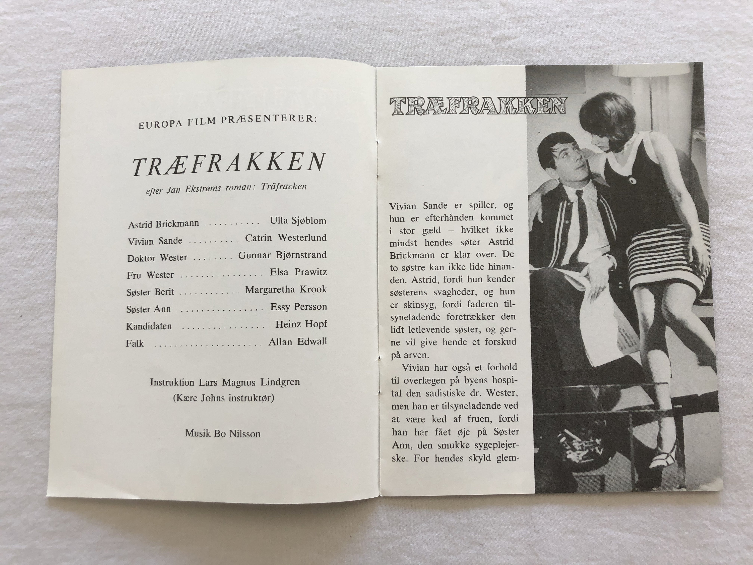 Träfracken Gunnar Björnstrand Elsa Prawitz 1966 Old Collectible ...