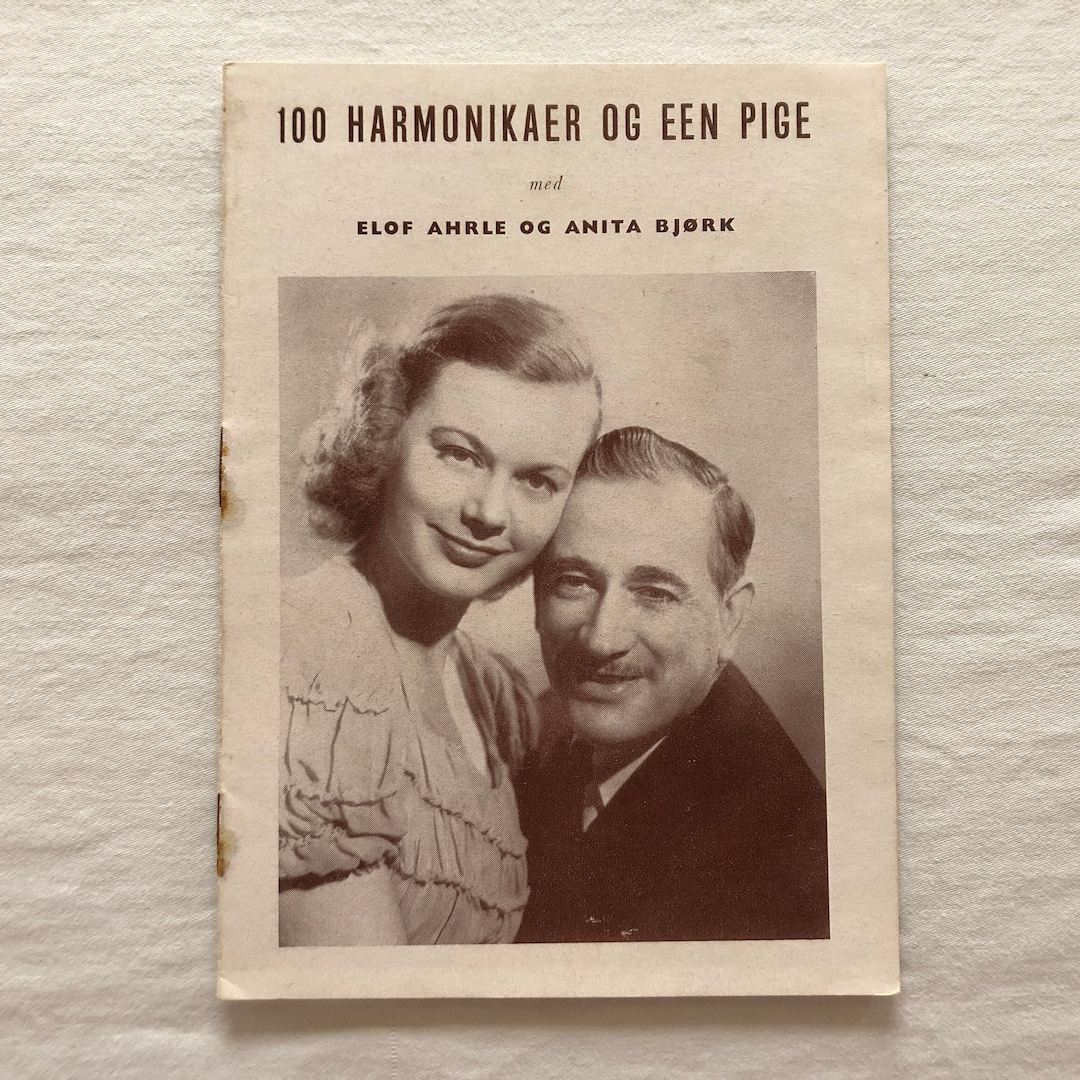 100 Dragspel Och En Flicka Elof Ahrle Ingrid Backlin 1946 - Etsy