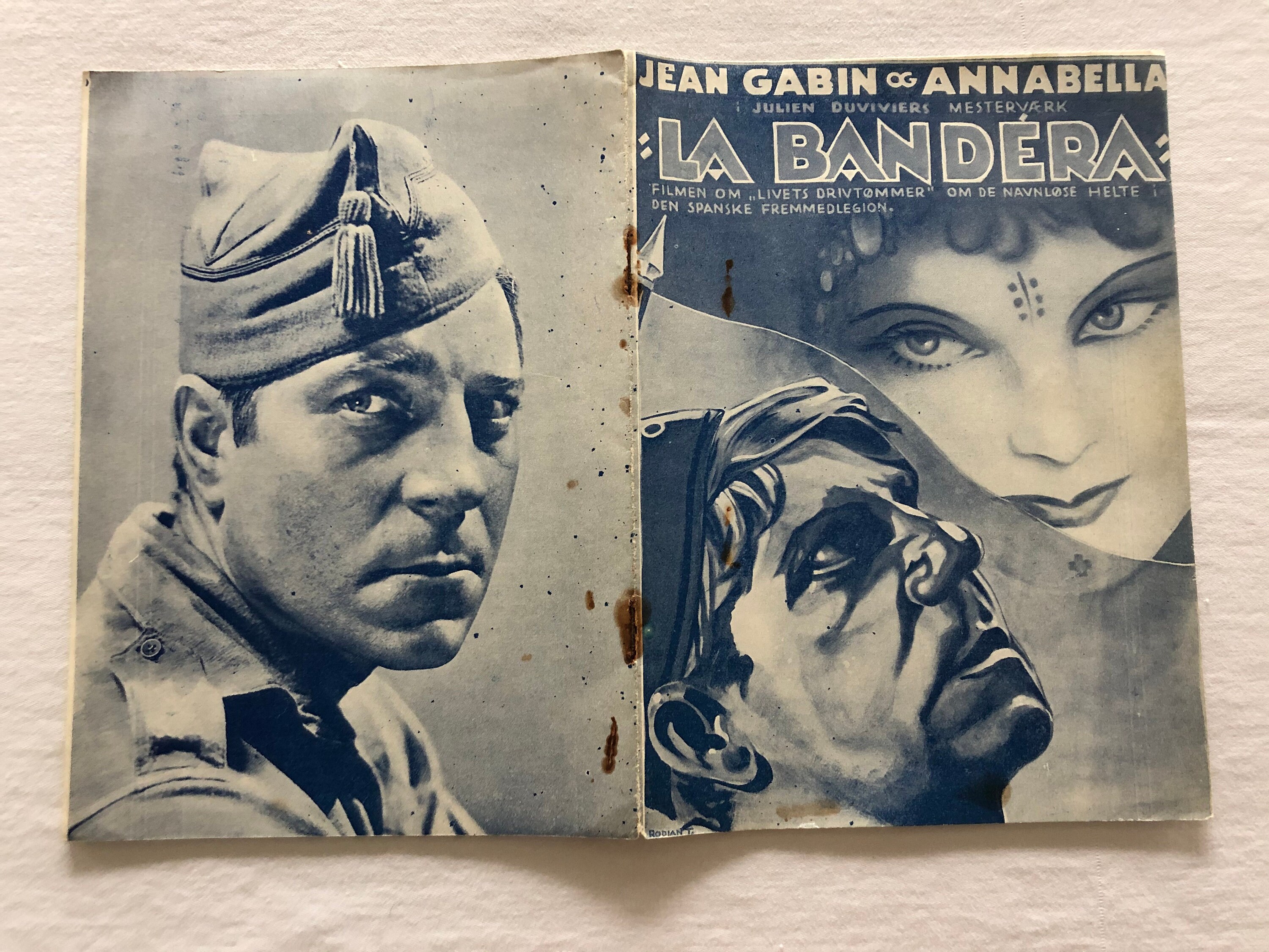 La Bandera Annabella Jean Gabin Robert Le Vigan 1935 - Etsy UK