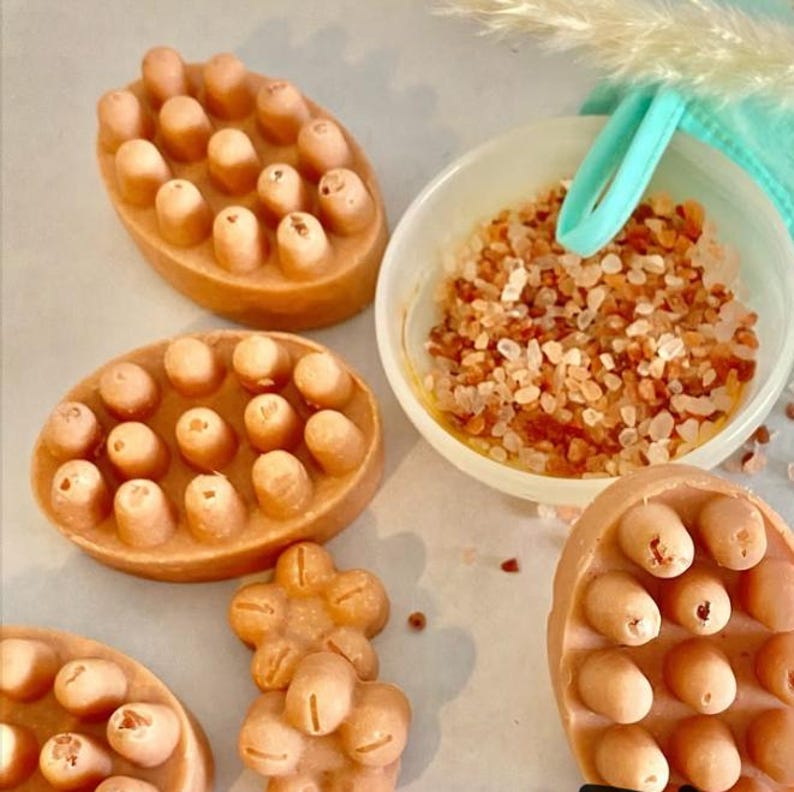 Himalayan Sea Salt Massage Bar Soap 4oz | Natural Soap | Essential Oils ...