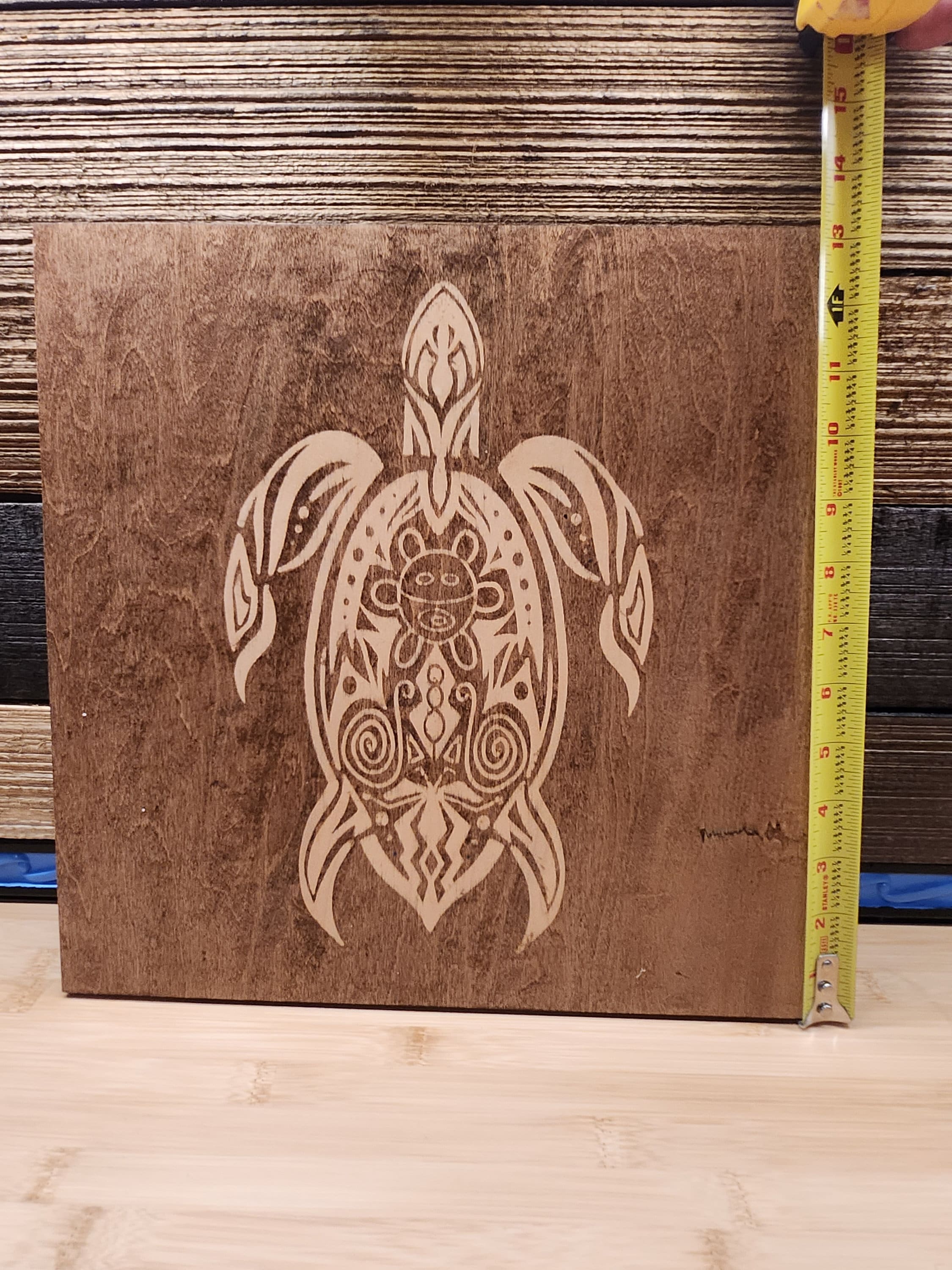 Puerto Rico Taino Turtle Wood Art - Tortuga - Etsy