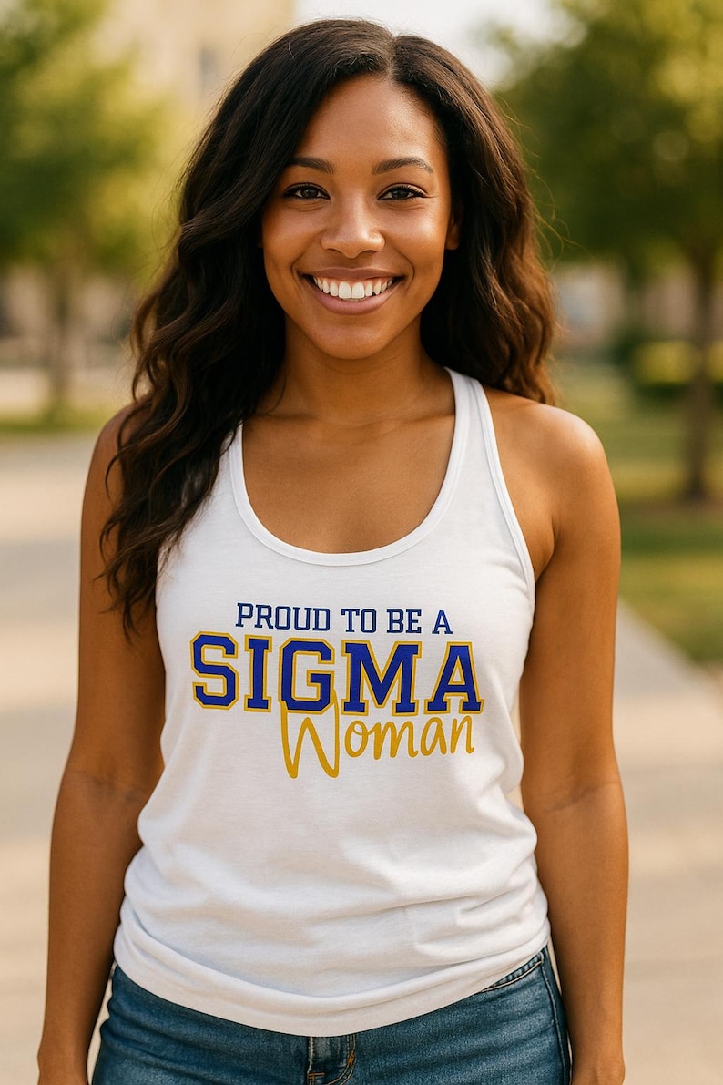 Proud Sigma Gamma Rho Tank Top: SGRHO Sorority Apparel - Etsy