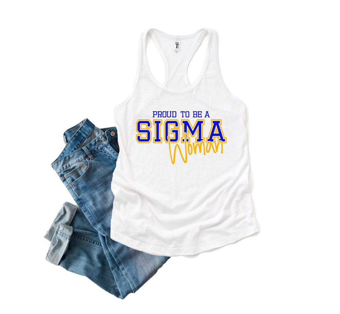 Proud Sigma Gamma Rho Tank Top: SGRHO Sorority Apparel - Etsy
