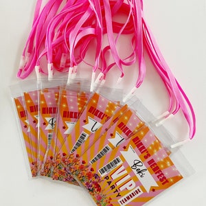 Personalised Party Lanyards Festival Decor Hen Do - Etsy UK