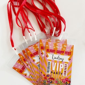 Personalised Party Lanyards Festival Decor Hen Do - Etsy UK
