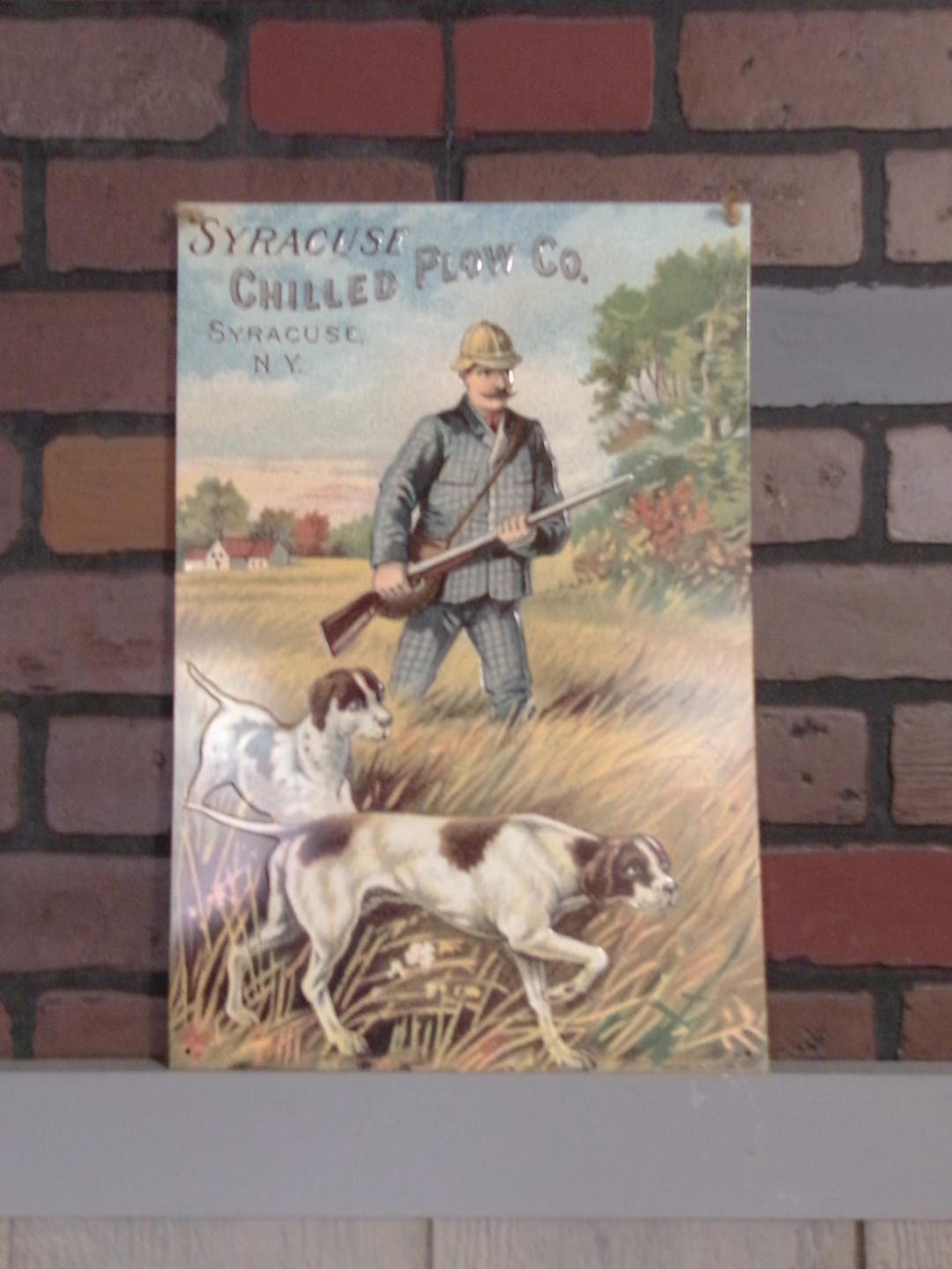 Rustic Metal Hunting Dogs Sign, Cabin Wall Decor, Hunters Gift, Fathers ...