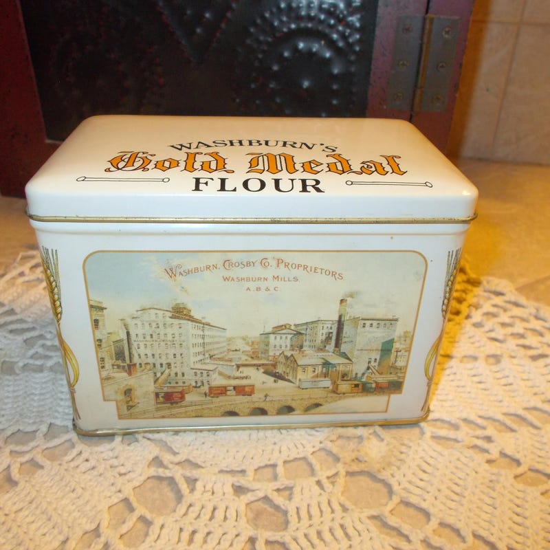 Flour Tin - Etsy