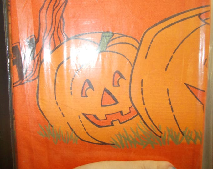 Rare Vintage, Crepe Pulp Paper, Halloween Tablecloth, C.A. REED Company ...