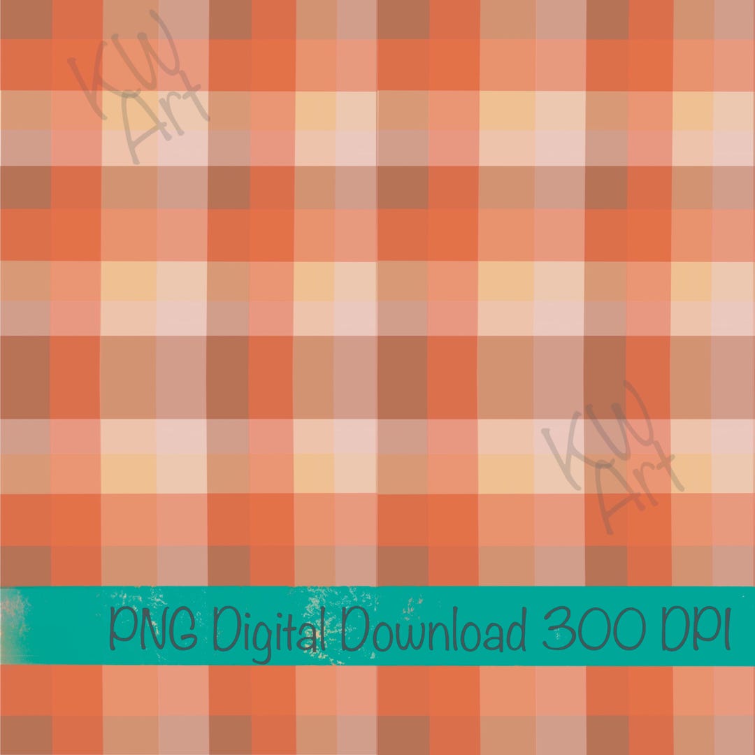 Autumn Plaid Seamless Pattern PNG, Fall Tartan Digital Paper, Cozy ...