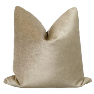 Sand Mohair Velvet Pillow Cover - Etsy