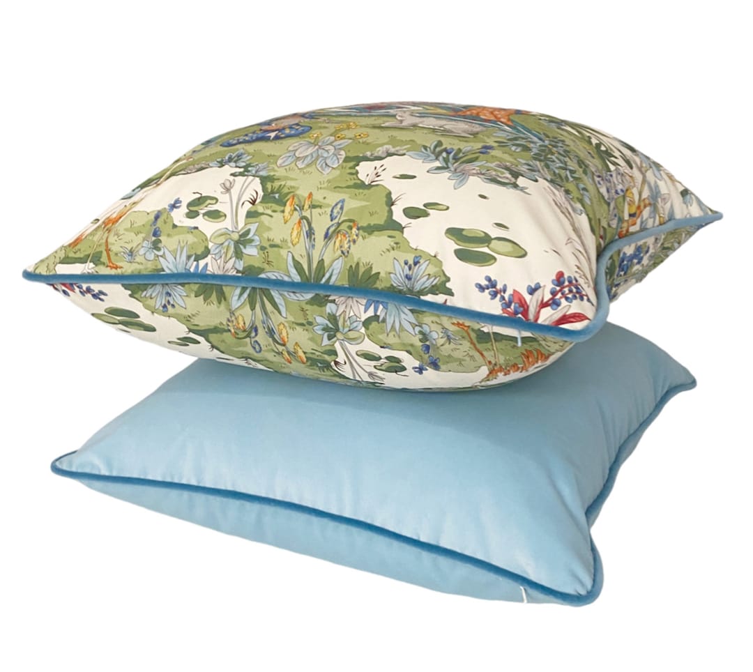 Custom Velvet Piping Trim, Customize Pillow Covers With Velvet Piping ...