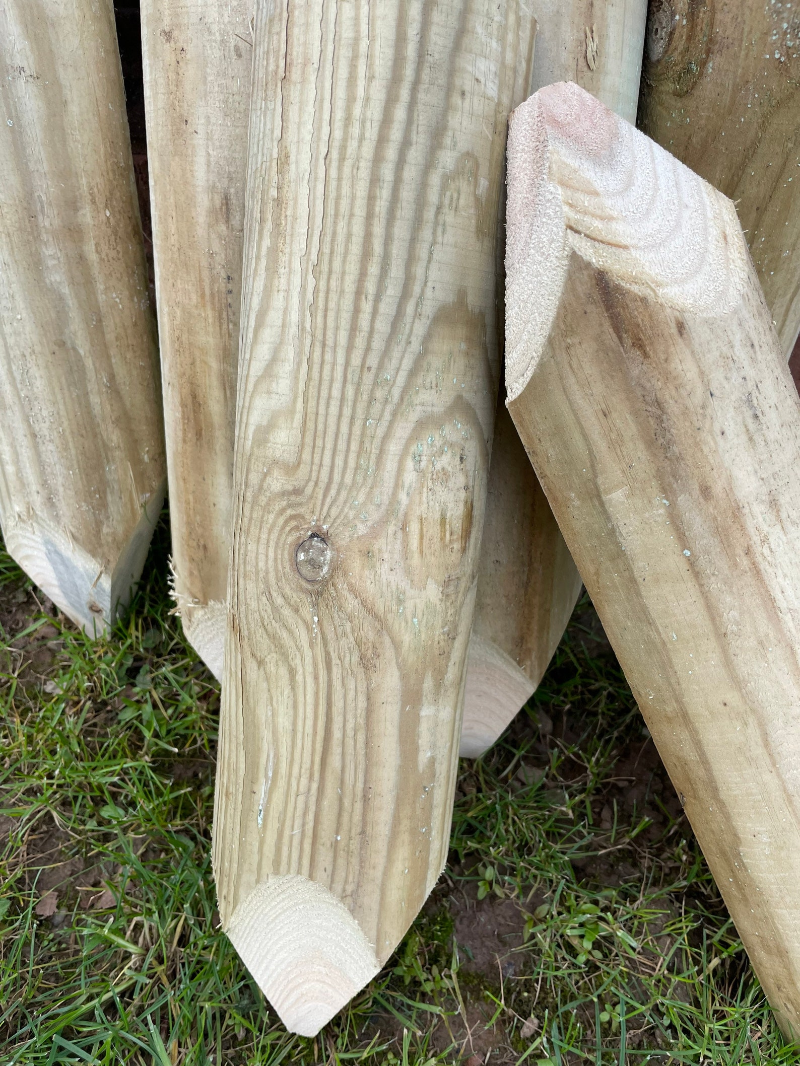 Bordes de jardín de madera, semicirculares, madera tratada (paquete de ...