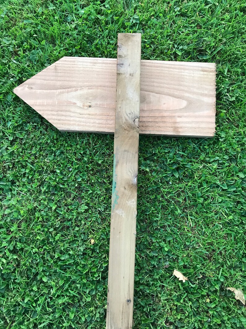 Large Wooden Finger Post Wedding Venue Signs - Etsy UK