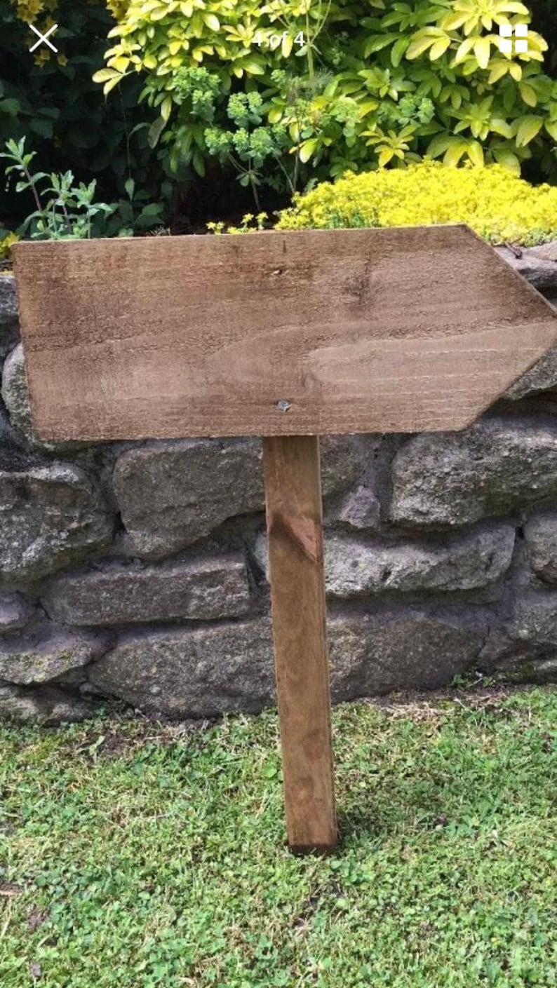 Large Wooden Finger Post Wedding Venue Signs - Etsy UK