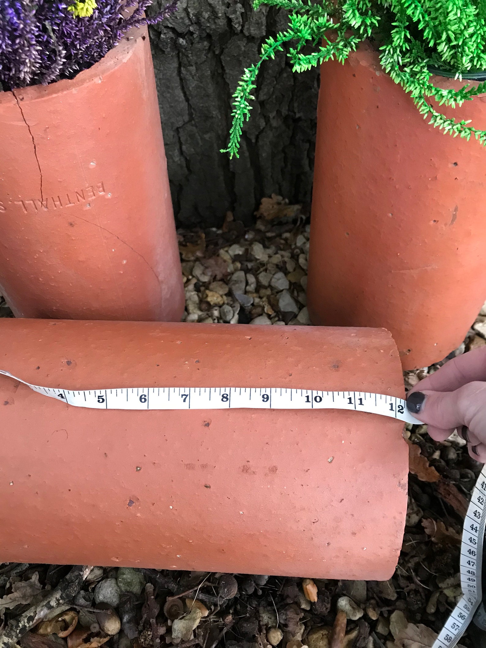 3 Salvaged Old Clay Terracotta Pipes Ideal Garden Planters - Etsy