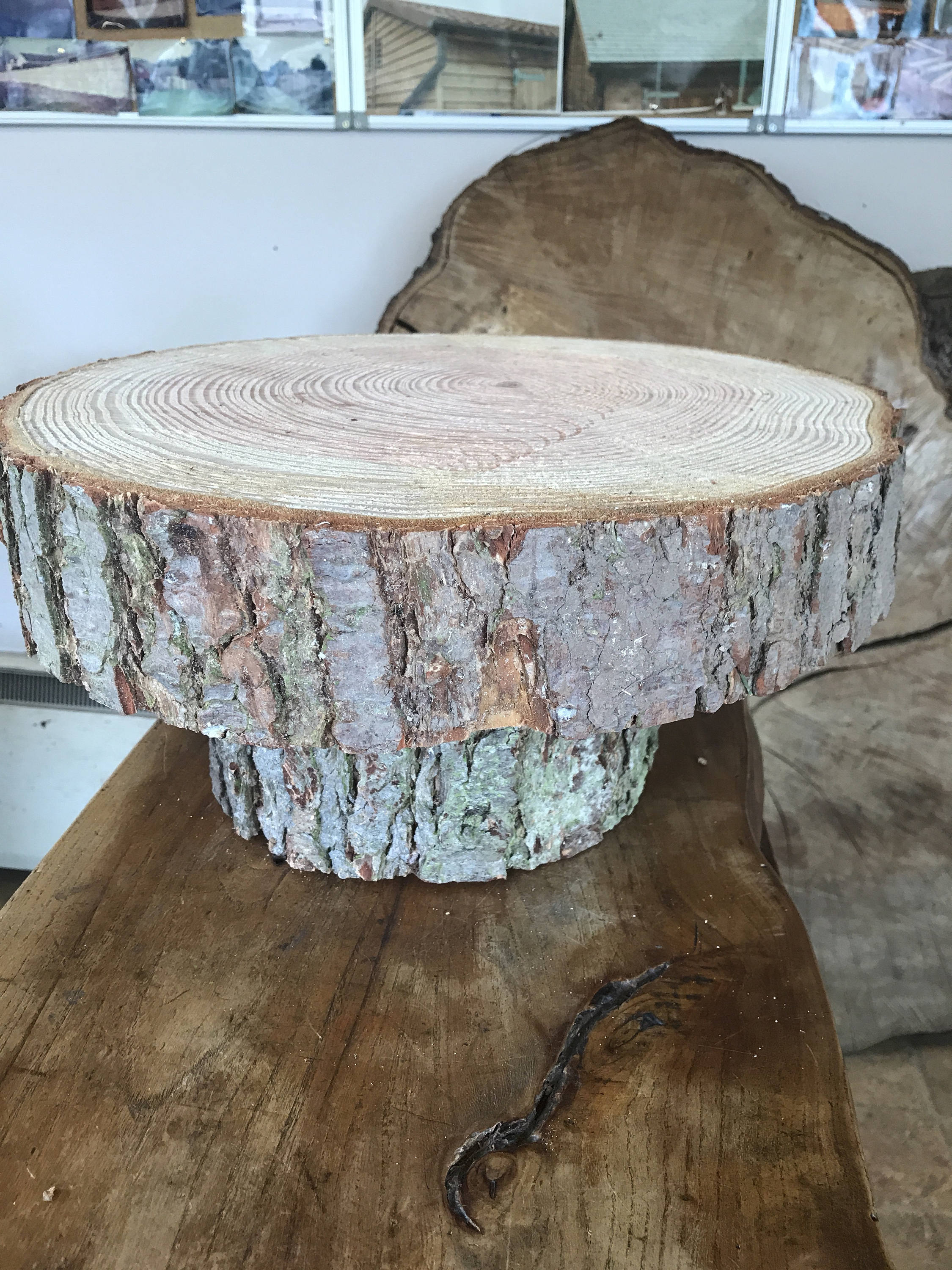 Gorgeous 16 Rustic Raised Wedding Cake Stand | Etsy UK