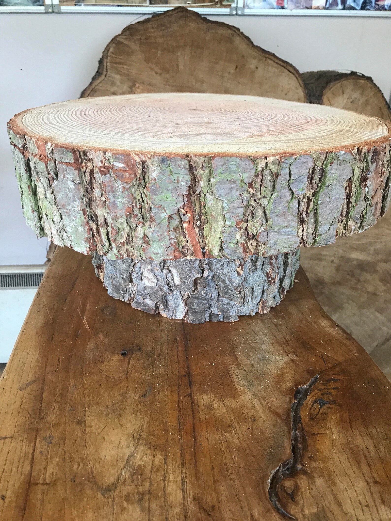 Gorgeous 16 Rustic Raised Wedding Cake Stand - Etsy UK