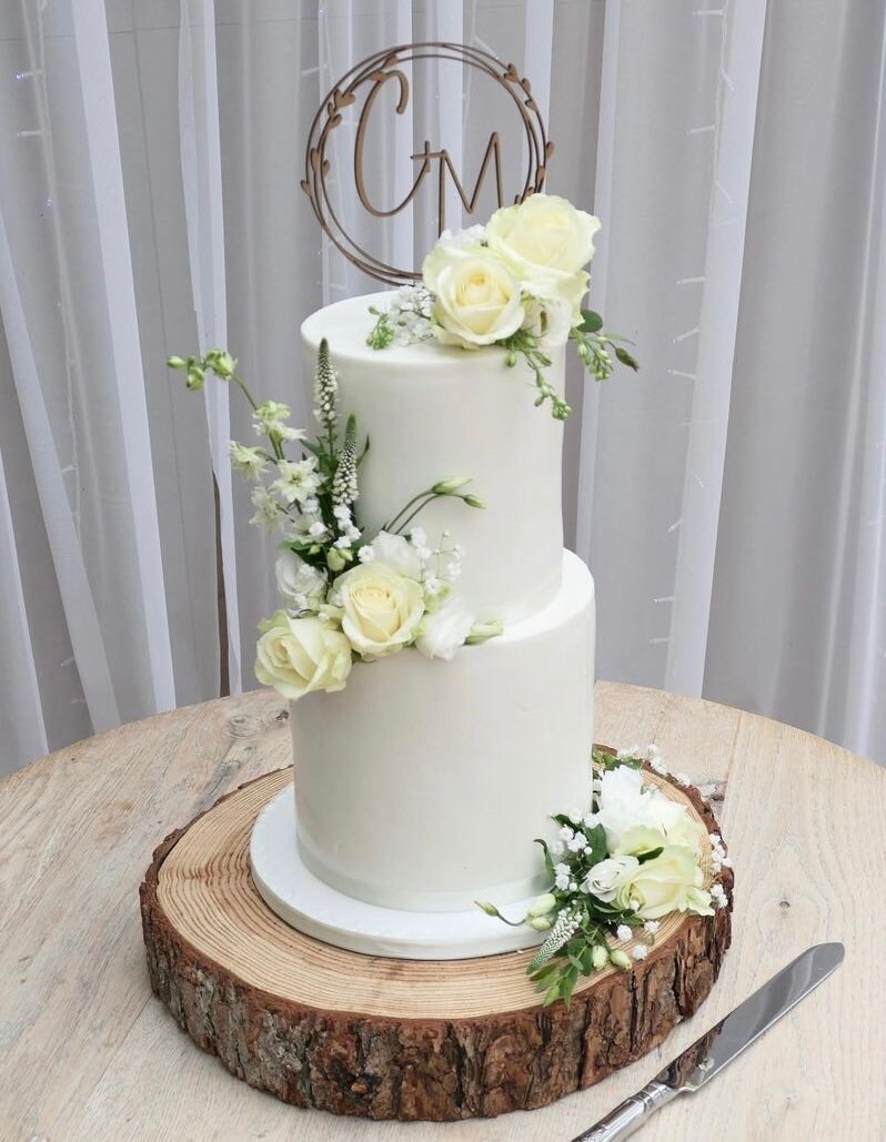 Sustainable Wooden Log Cake Stand Rustic or Sanded Wedding - Etsy UK