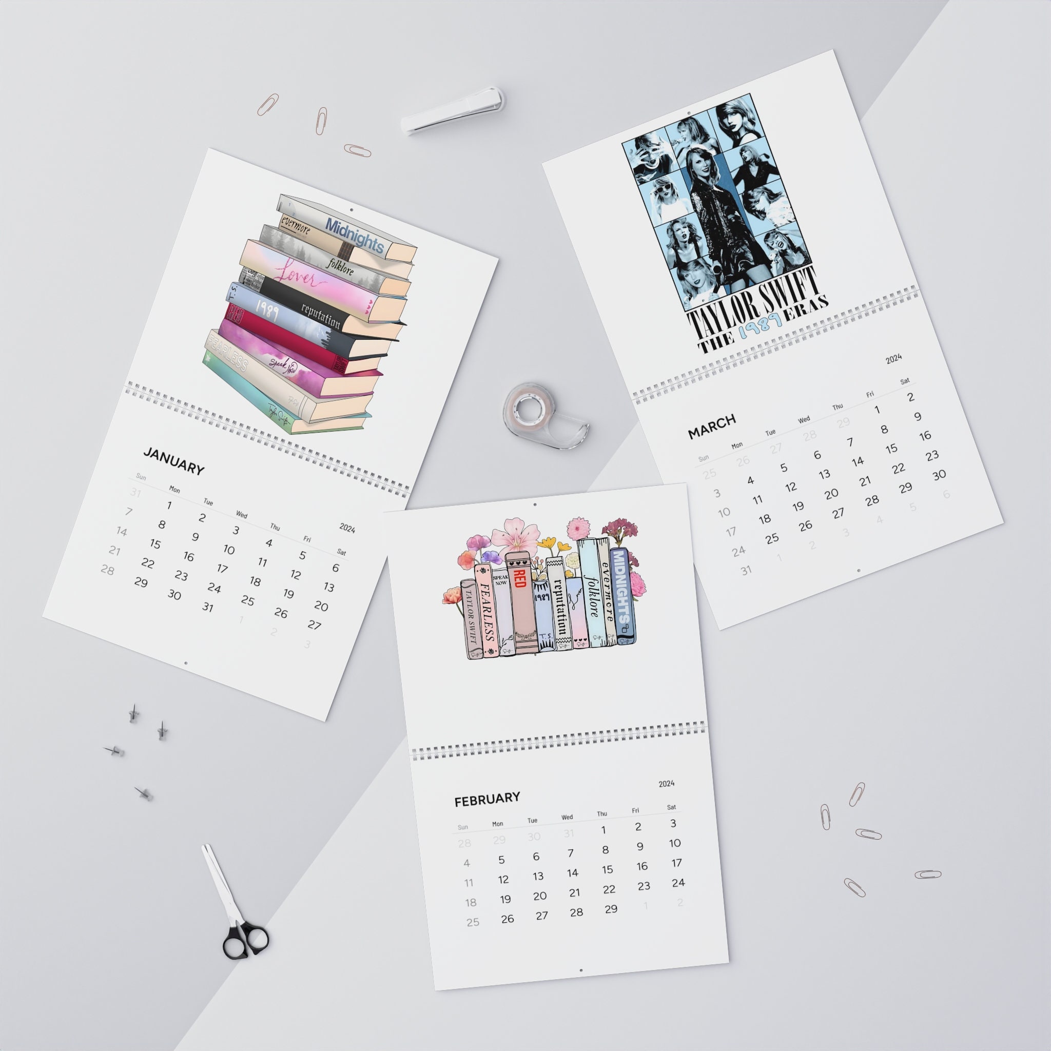 Taylor 12 Month Wall Calendars (2024) sold by Woodpecker Jessi | SKU ...