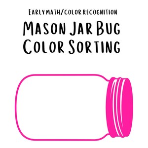 Preschool, Toddler, Color Recognition Activity, Bugs, Sorting ...
