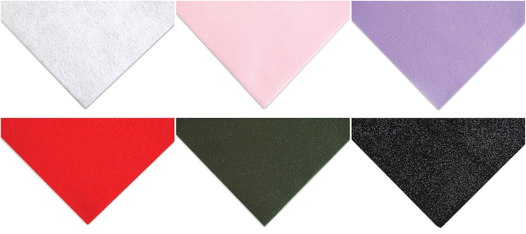 A4 Sticky Back Felt Sheets - Acrylic Peel off Self Adhesive Backing ...
