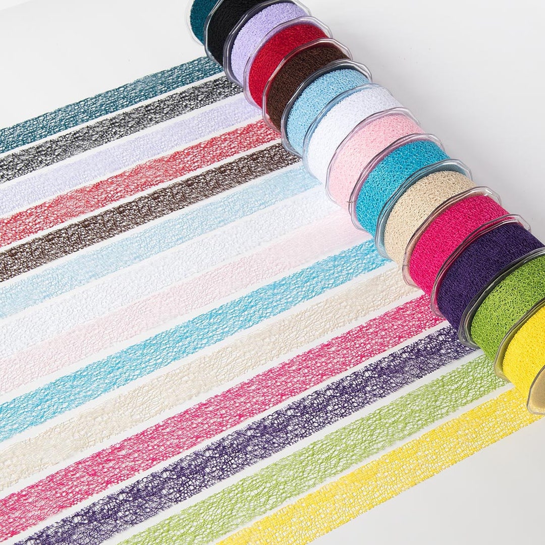 38mm Burlap Mesh Lace Ribbon Deco Web - Wedding Craft Floristry - 1m 5m ...