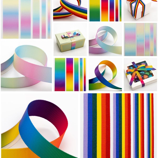 Rainbow Ribbon - Etsy