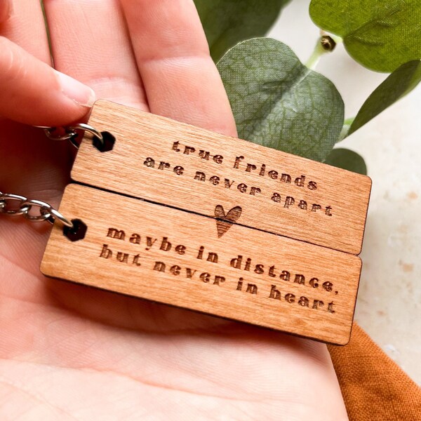 Best Friend Keychain - Etsy