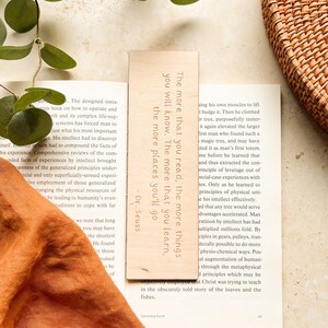 Dr. Seuss Quote Bookmark, Famous Book Quote, Wood Bookmark, Planner ...