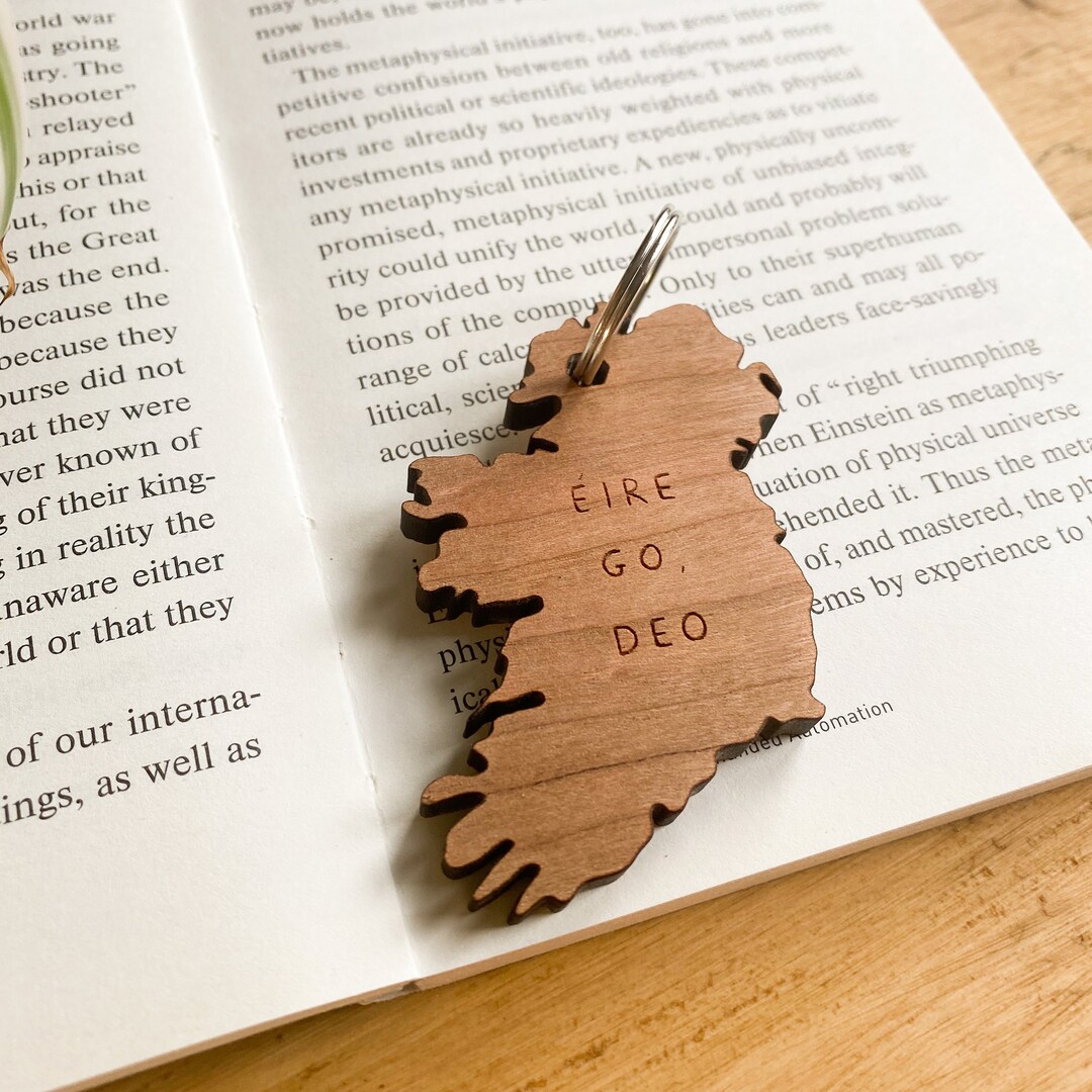 Ireland Eire Go Deo Keyring, Ireland Map Keychain, Ireland Gifts ...