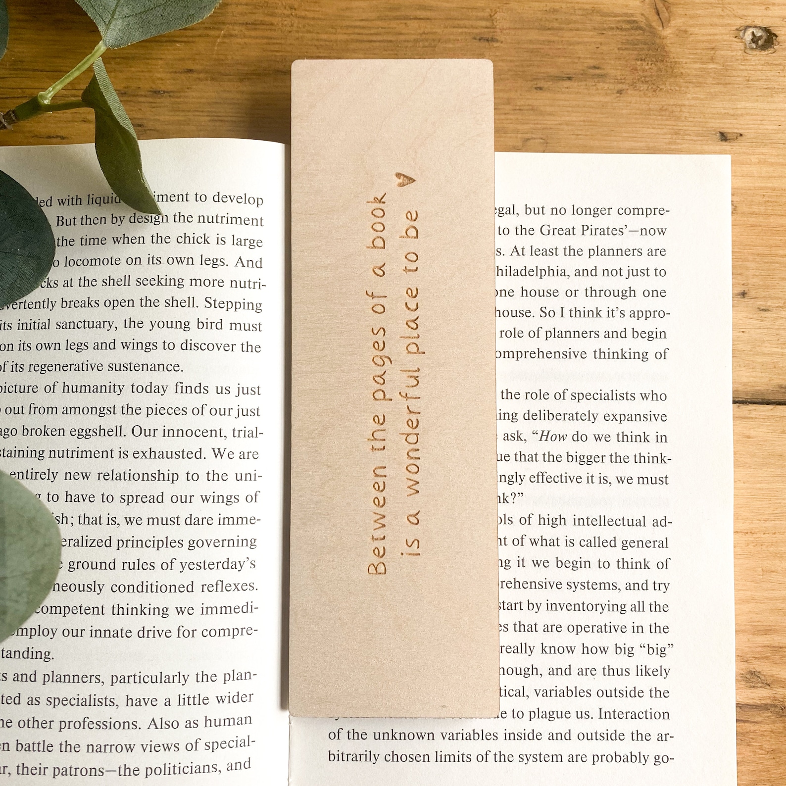 Quote Bookmark Book Quote Famous Book Quote Wood Bookmark - Etsy