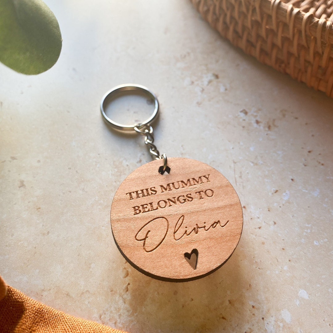 Mummy Keyring, This Mummy Belongs To, Mummy Gifts, Gifts for Mum, Mom ...