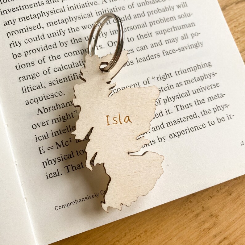 Personalised Scotland Keyring Personalised Scottish Gift - Etsy