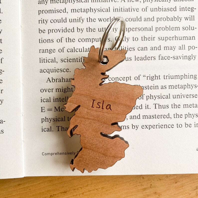 Personalised Scotland Keyring Personalised Scottish Gift - Etsy