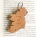 Ireland Eire Go Deo Keyring, Ireland Map Keychain, Ireland Gifts ...