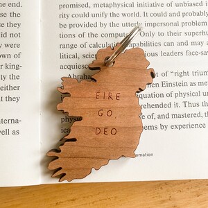 Ireland Eire Go Deo Keyring, Ireland Map Keychain, Ireland Gifts ...