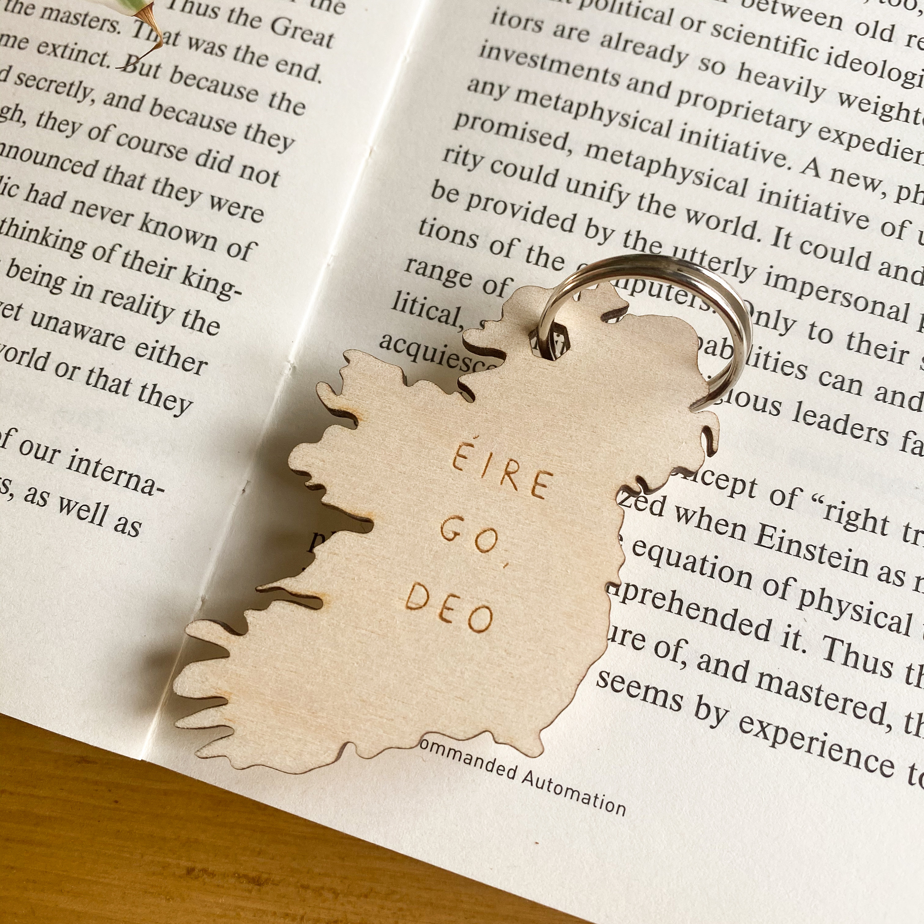 Ireland Eire Go Deo Keyring Ireland Map Keychain Ireland - Etsy UK