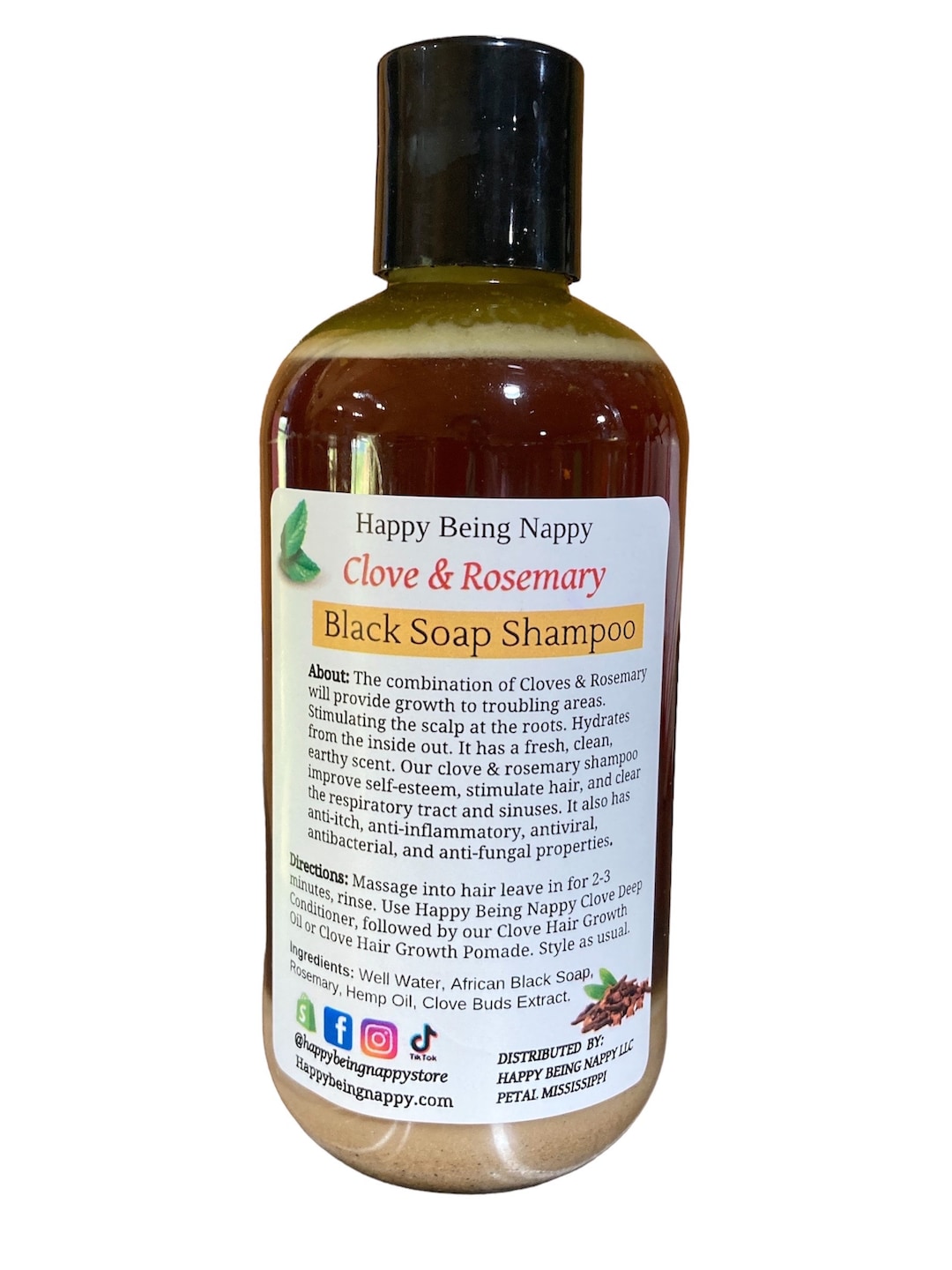 NEW Clove & Rosemary Black Soap Shampoo - Etsy