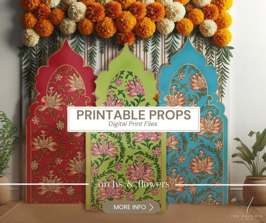 Wedding Back Drops | Indian Wedding Digital Backdrop | Decor Backdrop ...