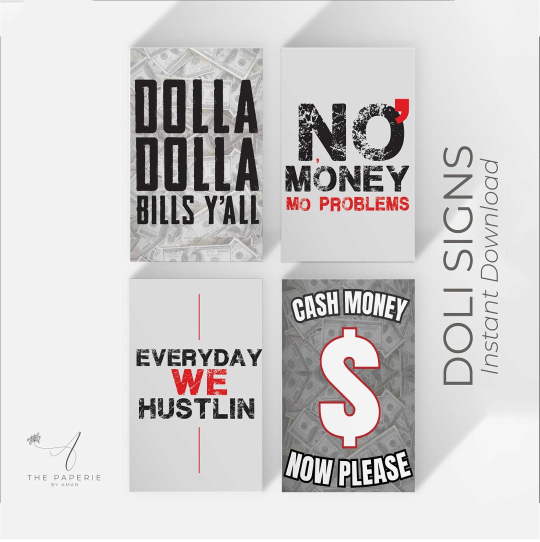 Doli Signs | Ribbon Cutting Sign | Bridal Party Signs | Instant ...