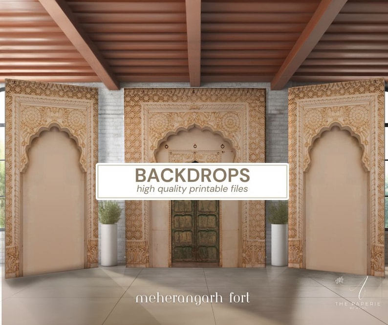 Wedding Back Drops | Indian Wedding Digital Backdrop | Decor Backdrop | Printable Backdrop ...