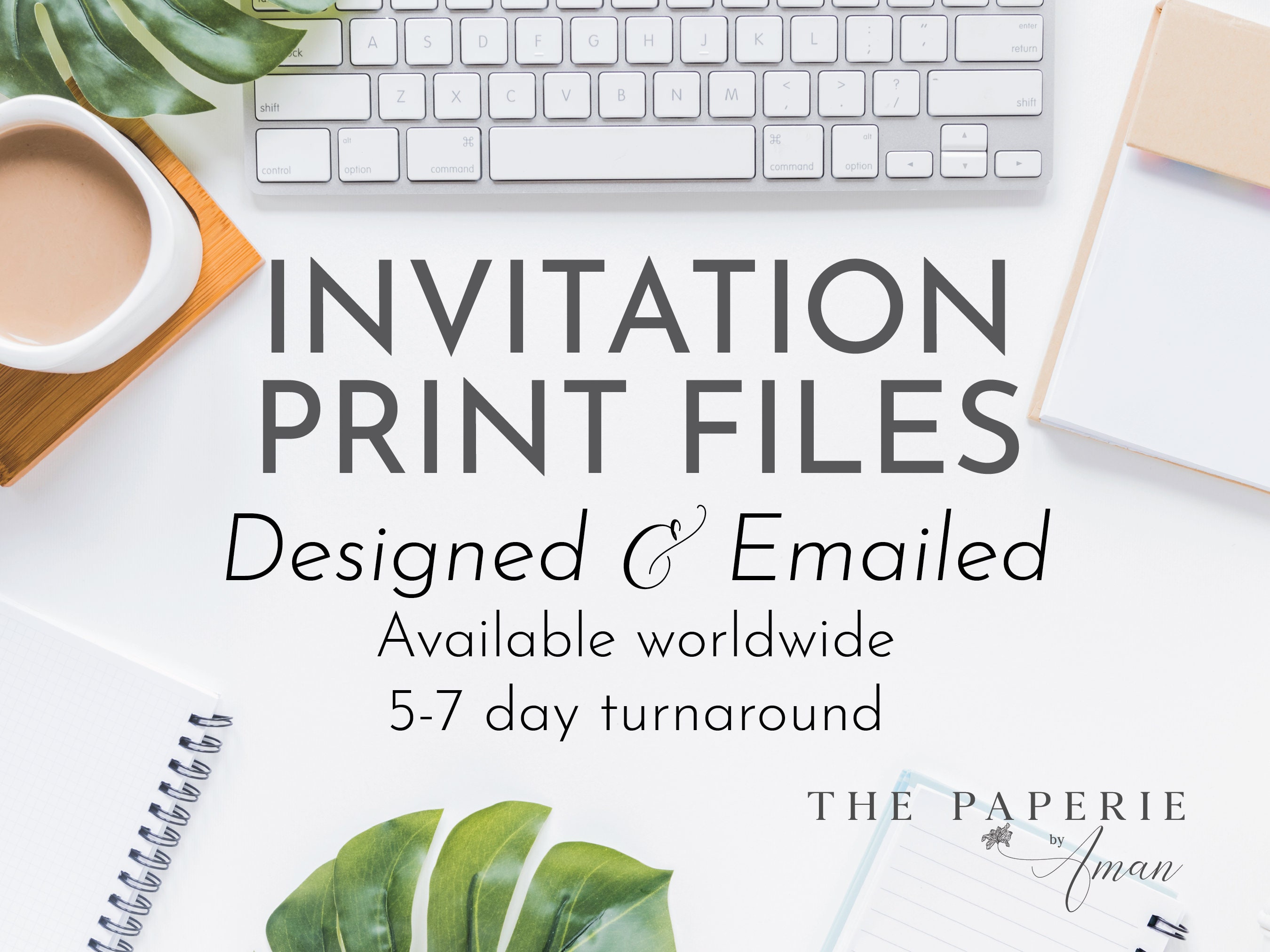 Invitation Print Files design Work Wedding Invitations | Etsy