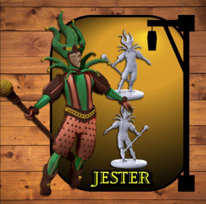 Court Jester D&D 5e Townsfolk Collection Wargaming | Etsy