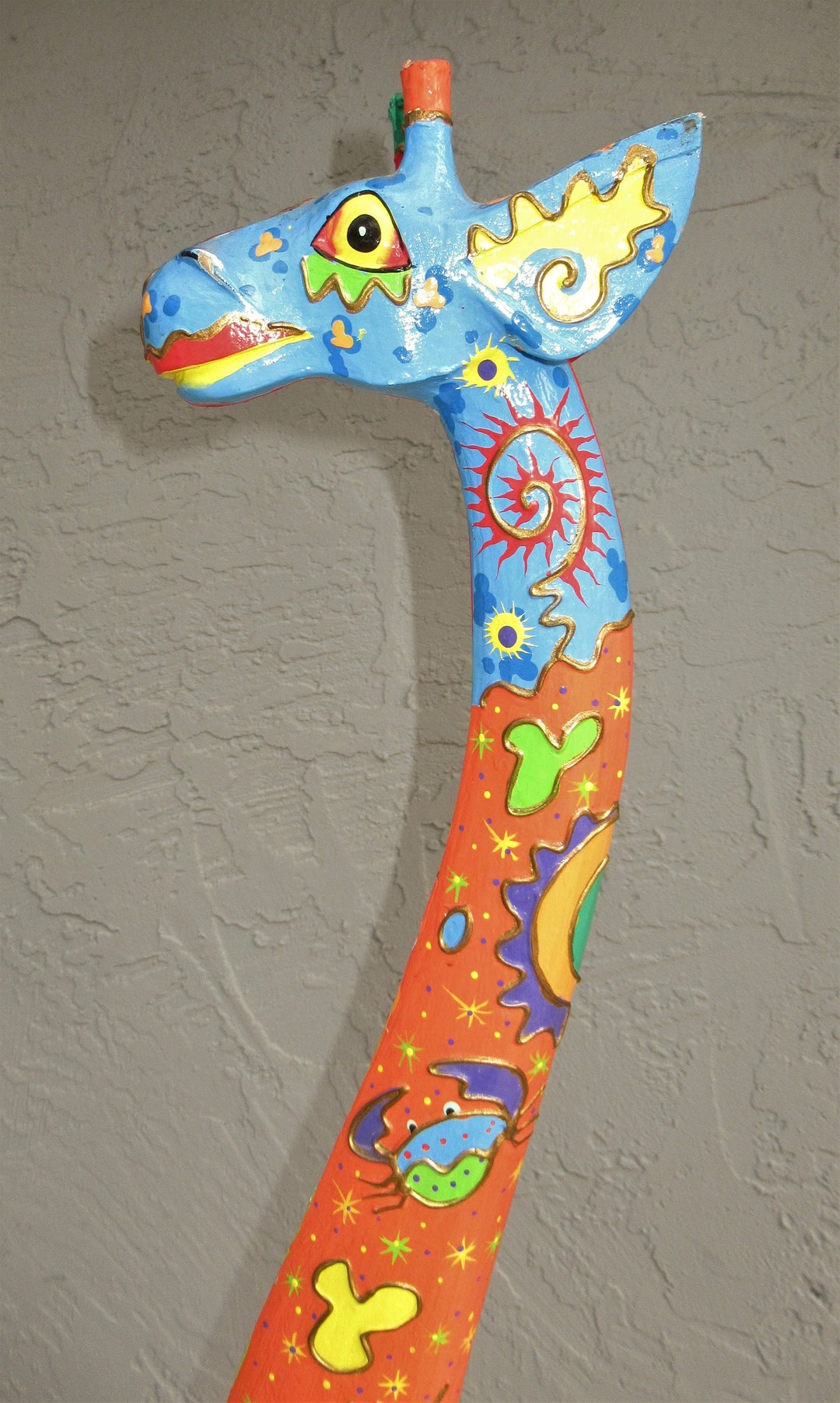 Vintage Guatemalan Crafts Wood Hand Carved & Painted Sculptures ...